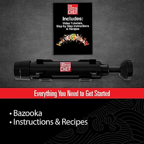 Sushi Bazooka Sushi Maker– The Trusted Chef - It's the Magic Wand. Our Bazooka Sushi Maker comes with step by step instructions, video and recipes to get you started. A great gift too