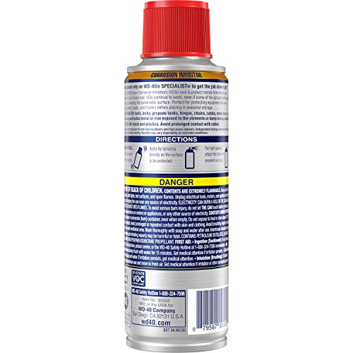 WD-40 Specialist Corrosion Inhibitor, Long-Lasting Anti-Rust Spray, 6.5 OZ