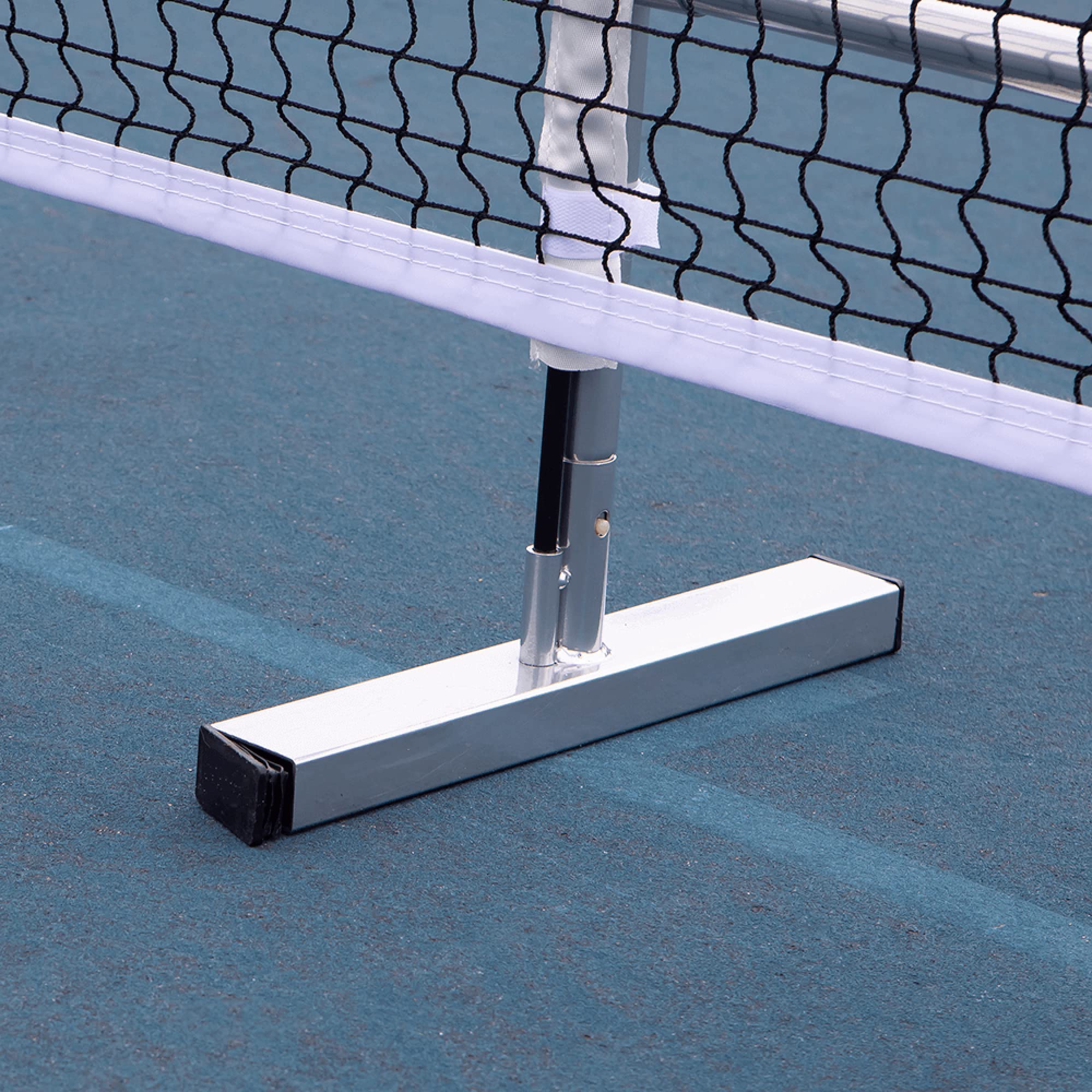 Champion Portable Pickleball Net System | Regulation Size 22 Foot Length | Snap Together Steel Frame with Net and Carry Bag | Easy Assembly