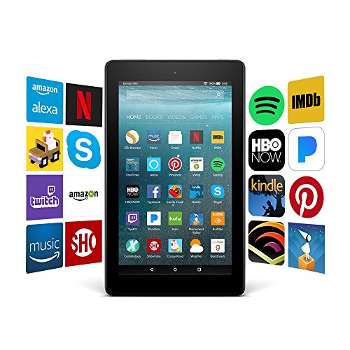 Certified Refurbished Fire 7 Tablet (7" display, 8 GB) - Black with Special Offers (Previous Generation - 7th)
