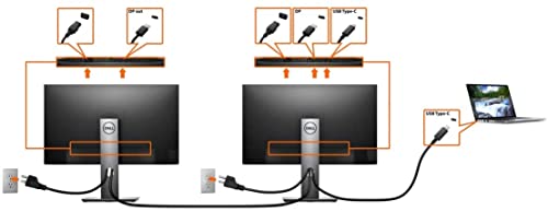 Dell WD19TBS 180W Computer Docking Station (Thunderbolt, USB-C/A, DisplayPort, RJ45 Ports) (210-AZBI) 1-Pack Bundle with Deluxe LCD Screen Cleaning Kit and 6-Electronics Basket Cable Ties