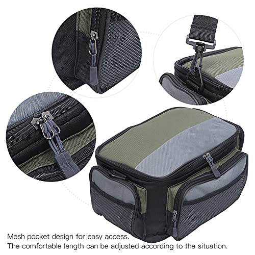 CUTULAMO Fishing Bait Backpack, Fishing Tool Bags Fishing Accessory Polyester Material for Installing Fishing Accessories and Other Items