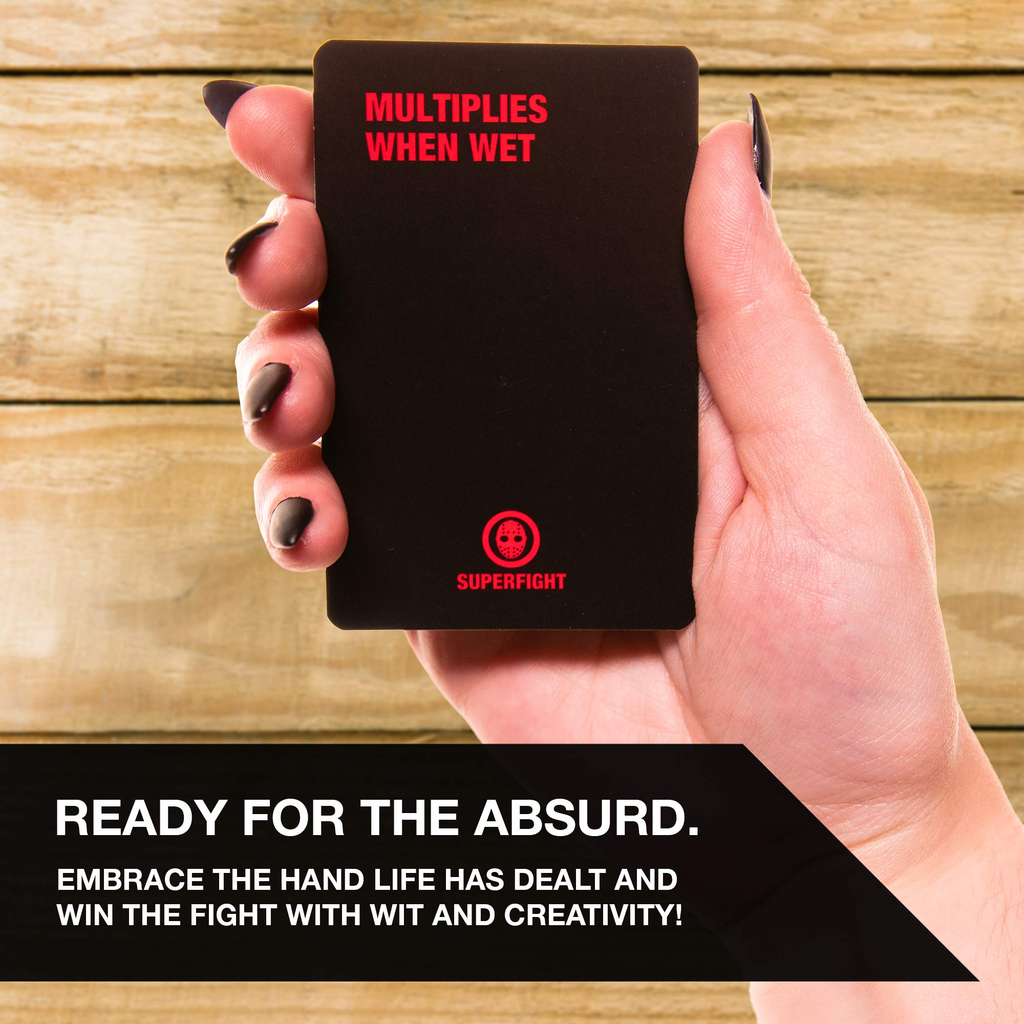 Skybound Superfight Horror Deck: 100 Themed Cards for The Game of Absurd Arguments | for Teens and Adults, 3 or More Players Ages 13+