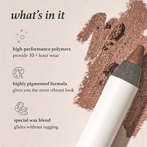 Julep When Pencil Met Gel Sharpenable Multi-Use Longwear Eyeliner Pencil - Cobalt Blue Shimmer - Transfer-Proof - High Performance Liner