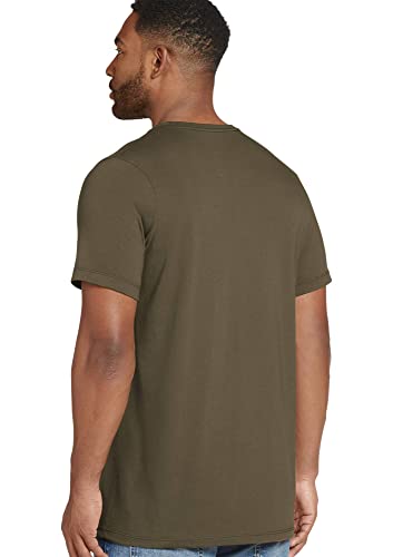 Jockey Men's Casualwear Made in America* 100% Cotton Everyday Tee, Military Green, L