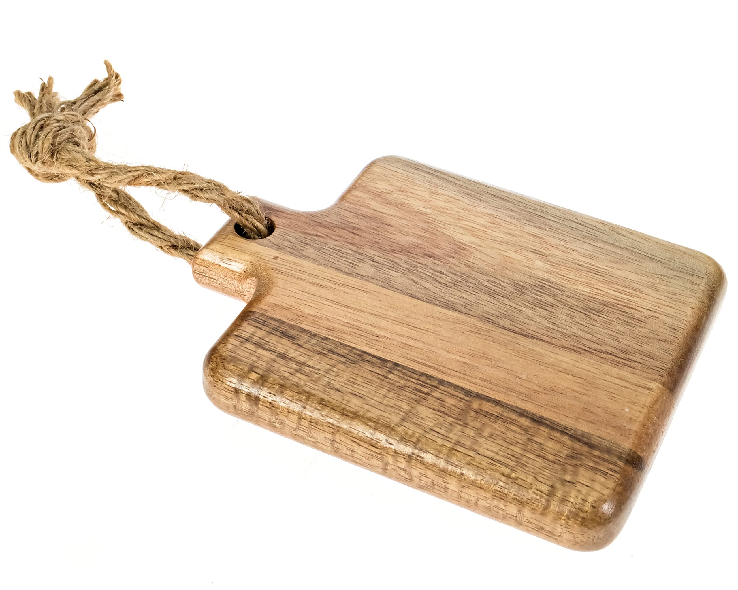 ELMIGHTY Charcuterie Board Drink Coaster for Coffee Table, Set of 4, Thick and Luxurious, Made from Premium Quality Acacia Wood, Includes Scratch-Resistant Pads, Perfect