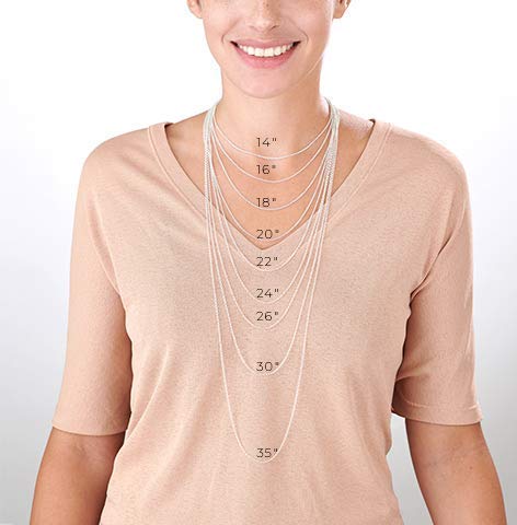 MYKA – Personalized Classic Name Necklace – Custom Made Nameplate Pendant – Customized Jewelry – Gift for Women, Her, Mom – Gift for Christmas, Birthday, Mother's Day (14k Yellow Gold - 20")