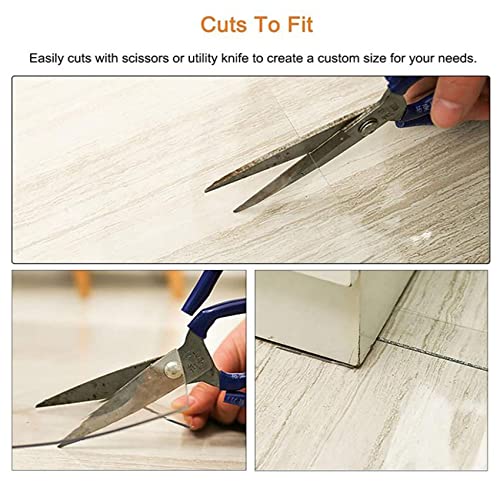 Clear PVC Desk Chair Mat 1.5mm Transparent Floor Protector,Rectangular Vinyl Floor Protector Mat,80/100/120/140cm Wide,Non Slip,Wood/Tile Protection Mat for Office & Home for Office & Home (Color : A