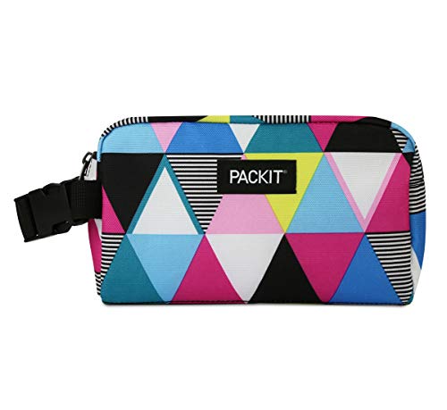 PackIt Freezable Snack Box, Triangle Stripes & Freezable Snack Bag, Polka Dots