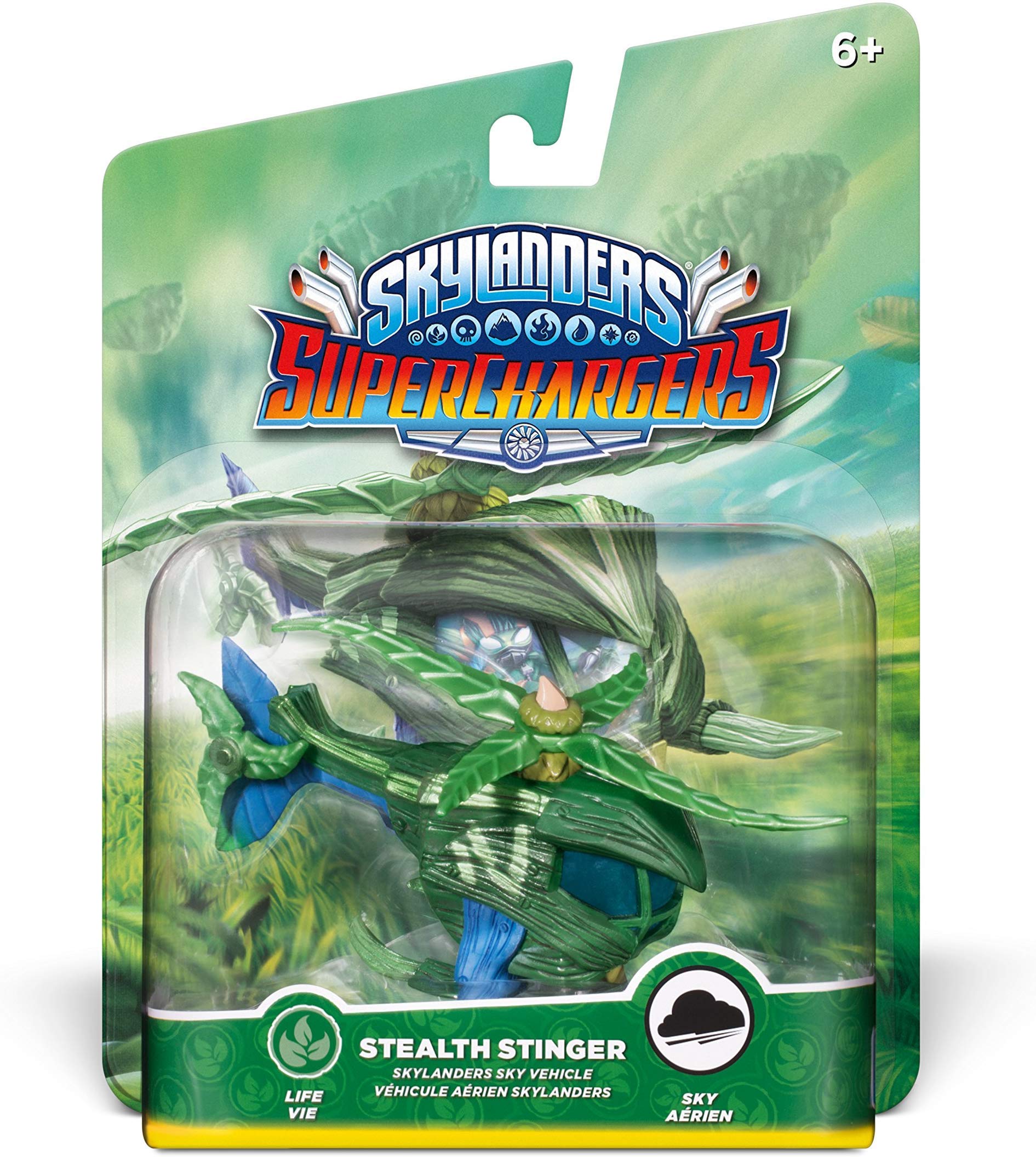 Skylanders SuperChargers 5 Pack Vehicle Starter Bundle! 5 Vehicles, 1 Trophy, 1 Character: Splatter Splasher , Burn-Cycle , Jet Stream ,Stealth Stinger and Deep Dive Gill Grunt, Reep Ripper Sea Trophy