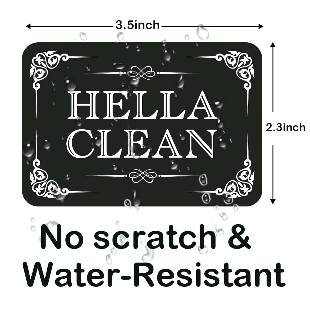 Dishwasher Magnet Clean Dirty Sign QMMD Hella Clean and Dirty Af Magnet Clean Dirty Magnet for Dishwasher