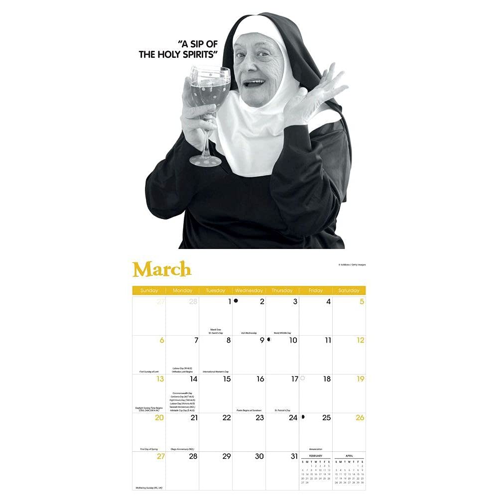 Carousel Calendars, Fun Nuns 2022 Wall Calendar