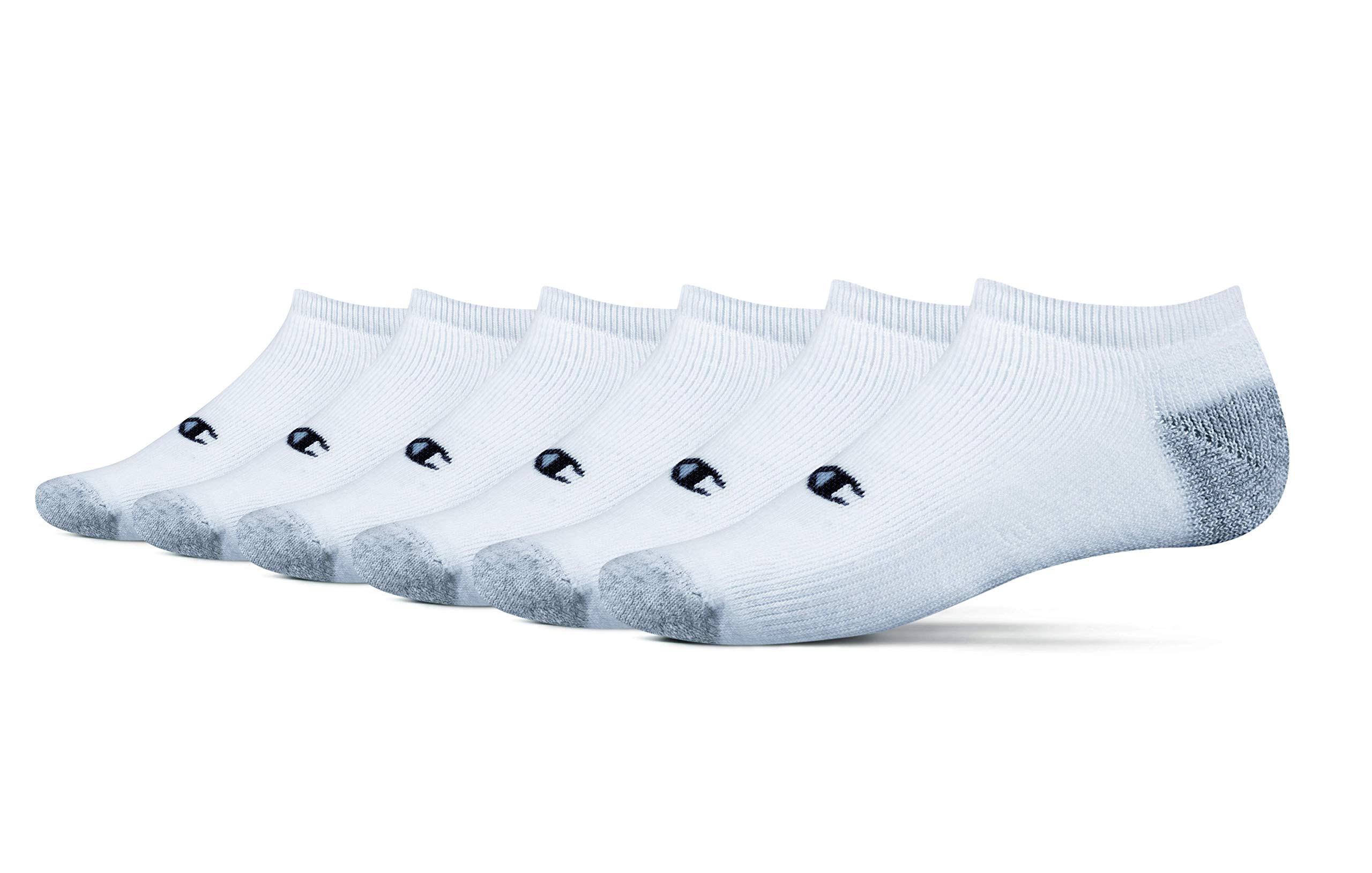 Champion Low Cut 6 Pack ch603, White, 14-16