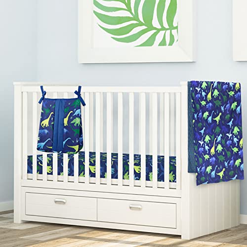 TANOFAR Nursery Diaper Stacker, Dinosaur Diaper Organizer, 2pcs Diaper Stacker Boys, Easy Access & Dustproof Diaper Bag Portable Hand, Dinosaur