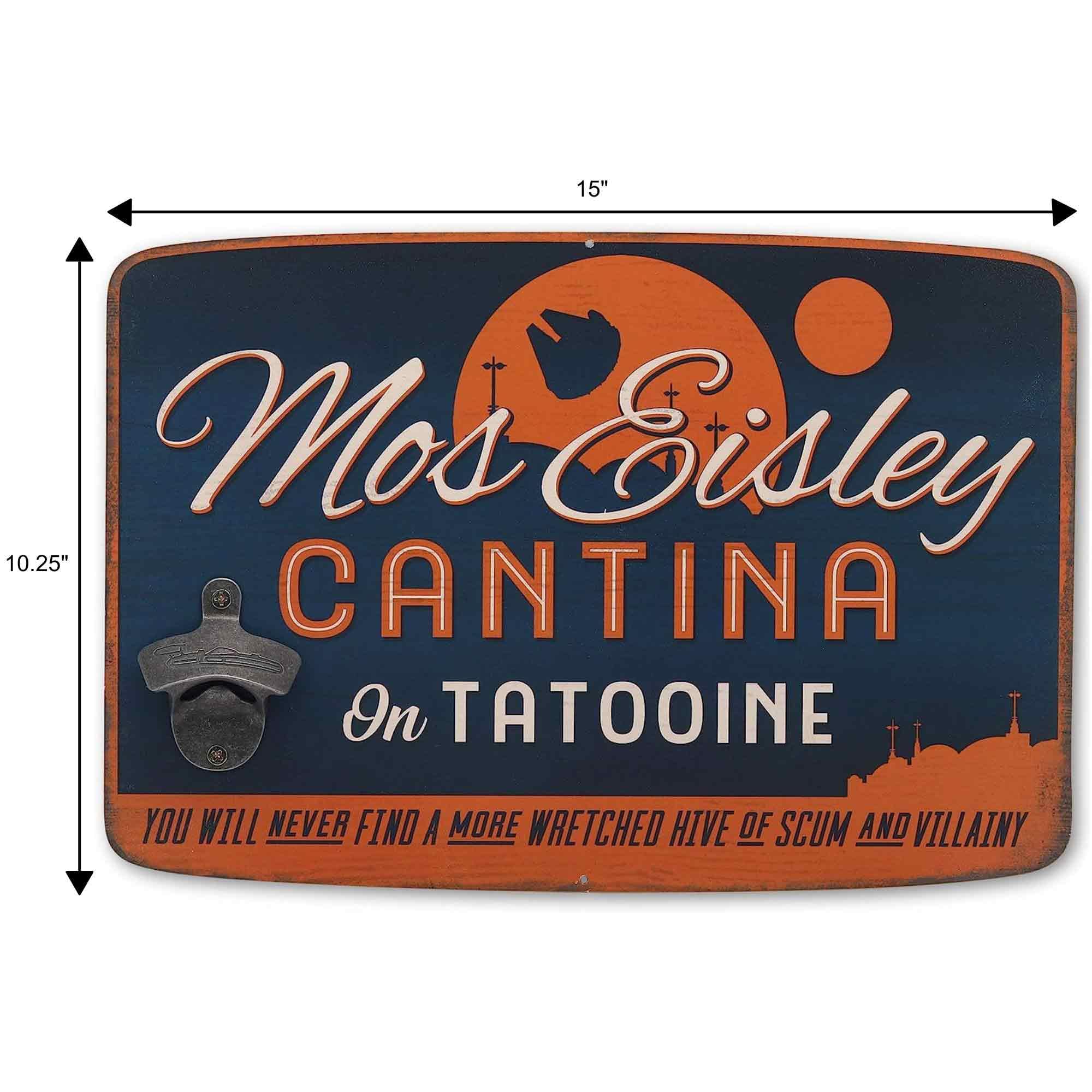 Disney Star Wars Mos Eisley Cantina Wall Bottle Opener - Vintage Star Wars Bottle Opener - Great Gift Idea