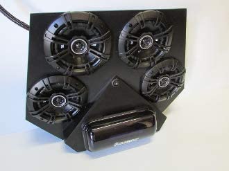 SD 2SBT4B2 -Polaris RZR BT Stereo System UTV Side by Side (4-5.25" Marine Speakers)