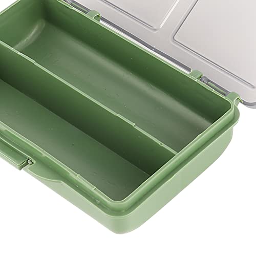 Carp Fishing Tackle Box, Fishing Tackle Accessories Convenient Mini Storage Box Lightweight for Bait(2 Cells)