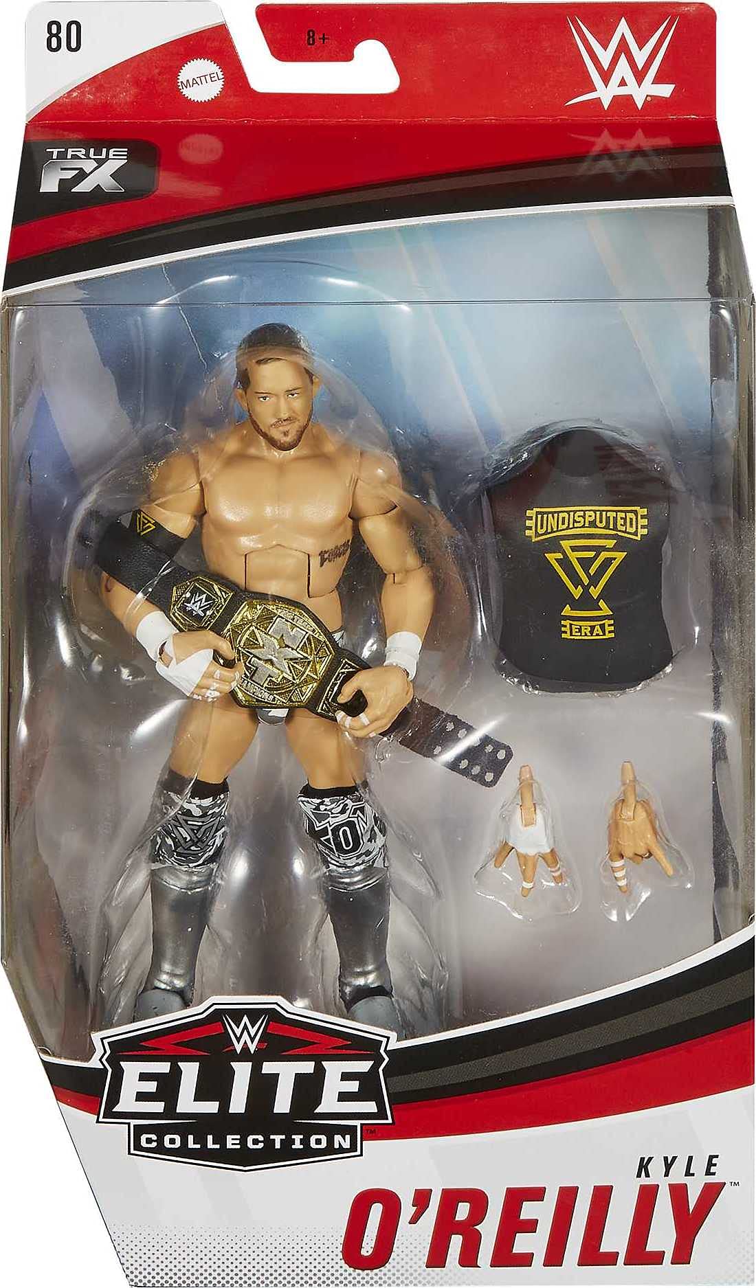 WWE MATTEL Kyle O' Reilly Elite Series #80 Deluxe Action Figure with Realistic Facial Detailing, Iconic Ring Gear & Accessories