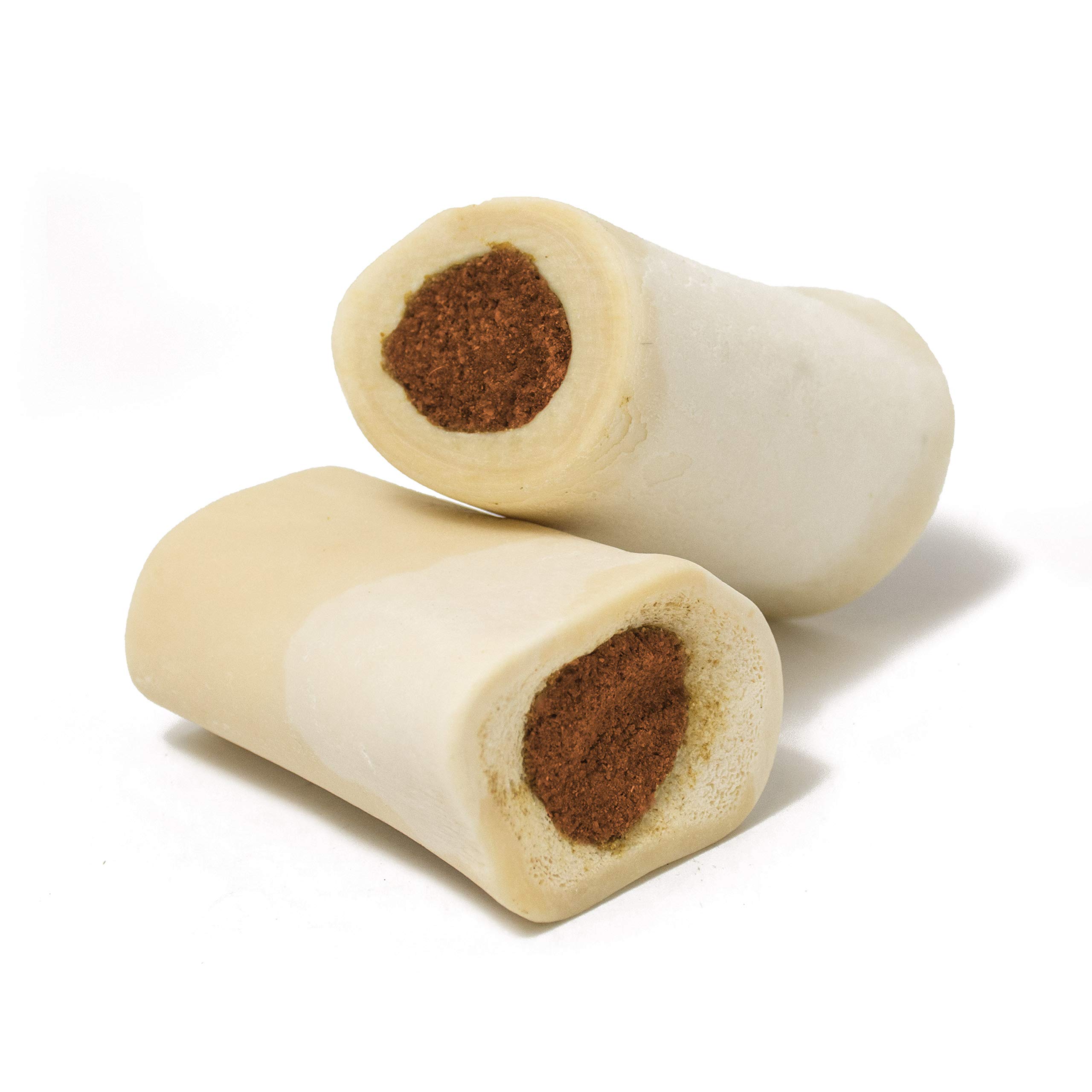 Cadet Stuffed Shin Bone - Highly Digestible, High Protein, Long-Lasting Dog Chew Bone for Aggressive Chewers, Supports Dental Health, - Chicken Flavor, Large (1 Count)