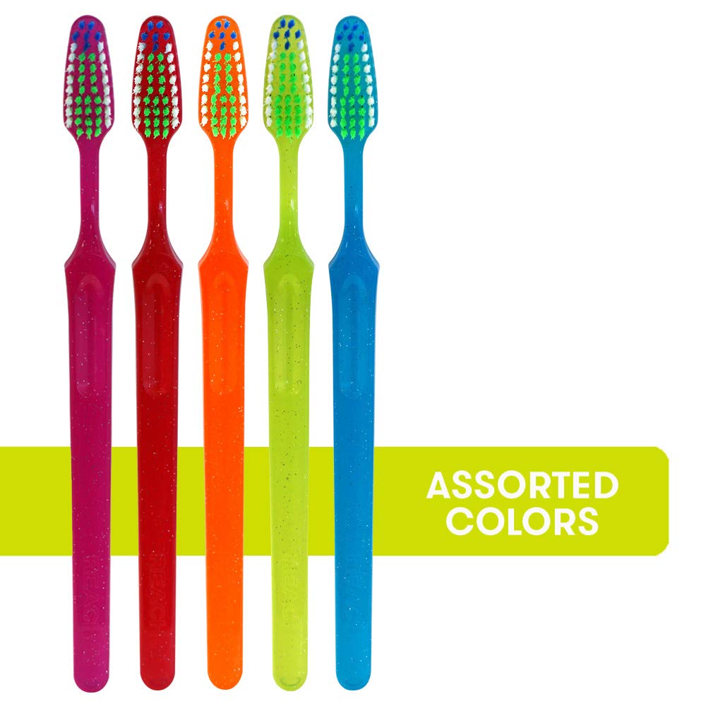 REACH Crystal Clean Adult Toothbrush, Medium