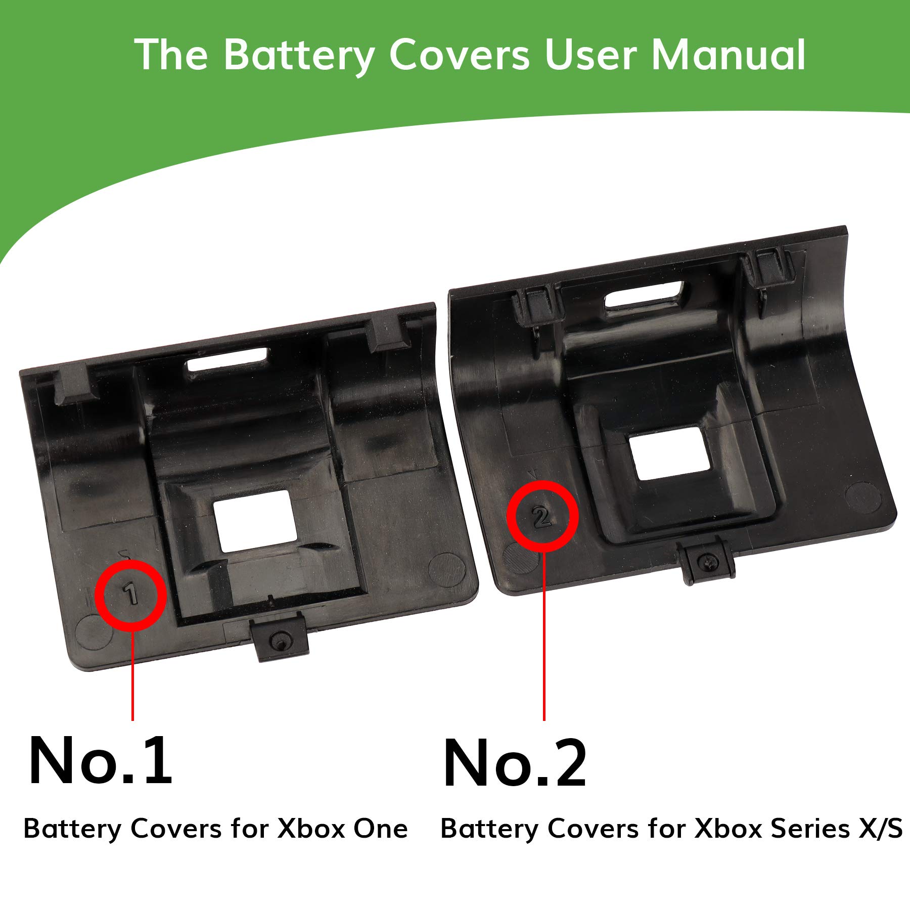 Charger Kit for Xbox Series X/S, for Xbox One/S/X/Elite Controller, Dual Charging Dock Station with LED Indicator, Rechargeable Batteries, Battery Covers, a Charging Cable and Thumb Grips(16 in 1)