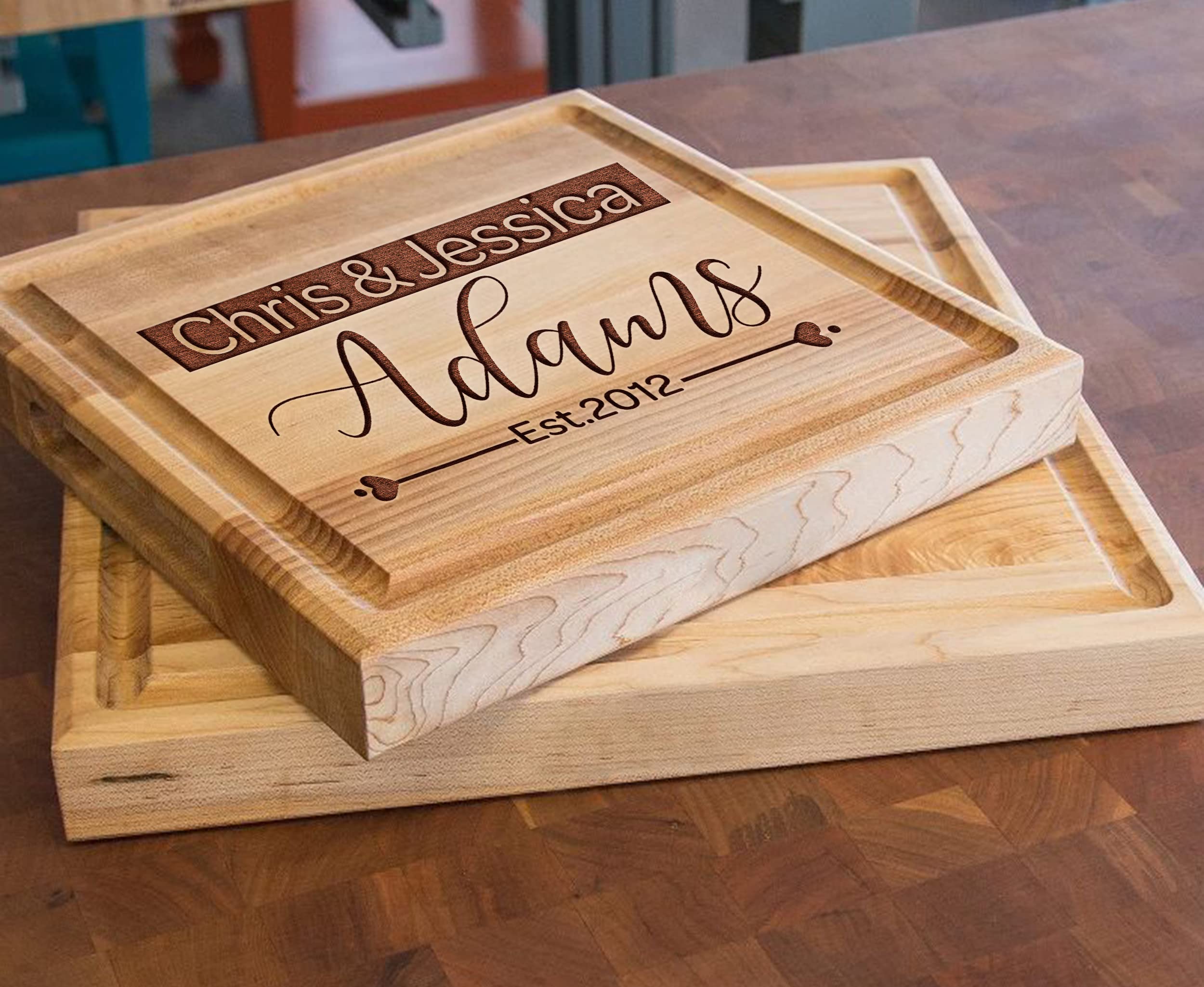 Engraved Cutting Boards Personalized Mr Ms Cutting Board Custom Wood Engraved Bamboo Cutting Board