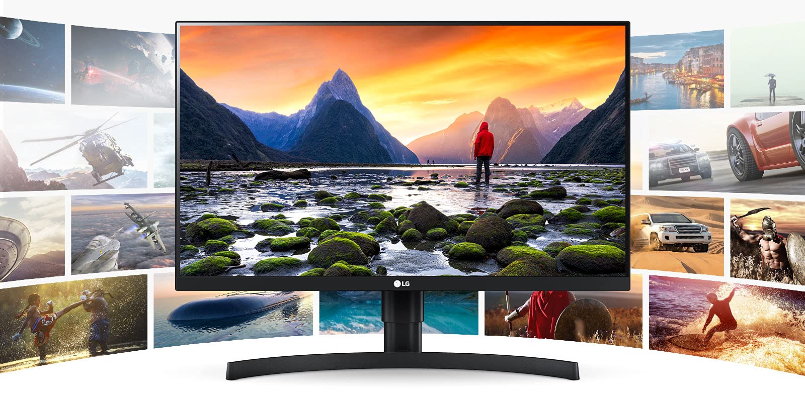 LG 27BN85U-B 27'' LG Monitor, 3840X2160, 16:9 IPS, HDMI 2.0 (2) USB-C, Black (Renewed)