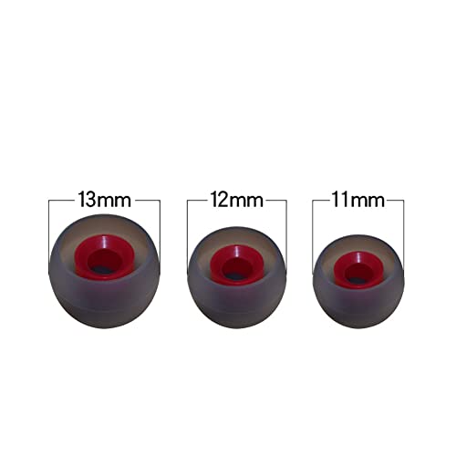 GSHLLO 36 PCS Silicone Earbuds Covers Caps Ear Tips Eartips Replacement Earpads for Ear Headphones