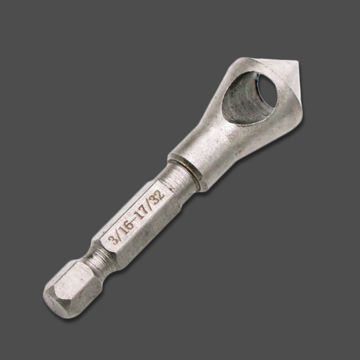 DOITOOL 3pcs Kit Slot Countersink Bit Deburring Tools Cutters Carpentry Wood Practical Chamfer Bits Steel Chamfering for Heads Tool Hole Metal Precision Opener Single-end Drill