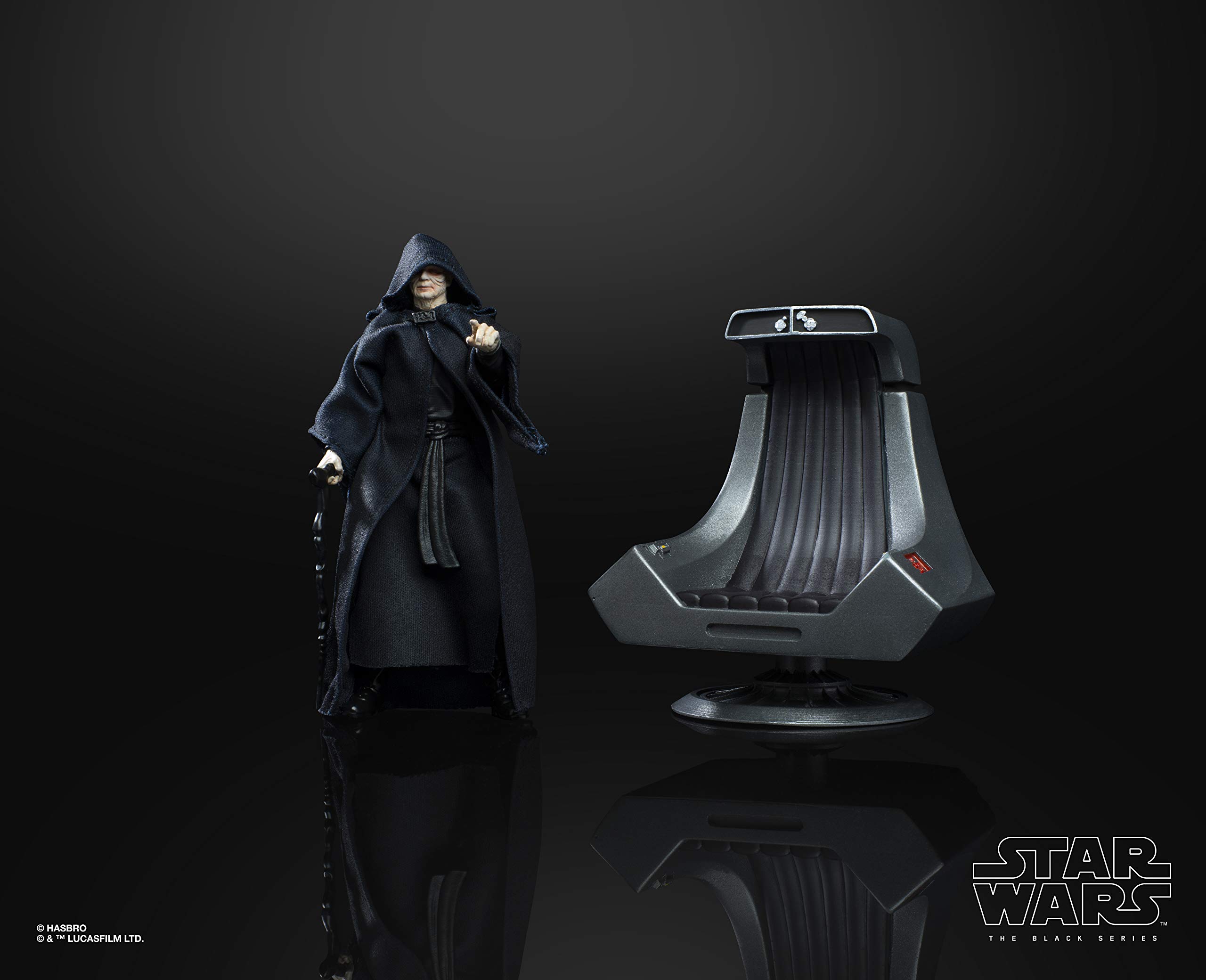 STAR WARS The Black Series Emperor Palpatine Action Figure with Throne 6"-Scale Return of The Jedi Collectible