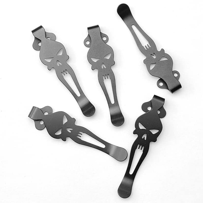 BOYAGU ZT Zero Error Back Clip 0350 Titanium Alloy Pocket Clip CNC Tool Back Clip (Size : A)