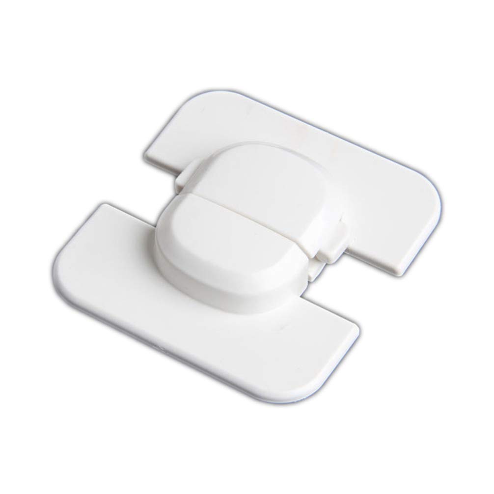 DOITOOL Refrigerator Latch Refrigerator Lock Fridge Freezer Door Lock Latch Catch to Keep Door Closed, No Tools Required and Easy Installation Refrigerators with Damaged Sealing Strips