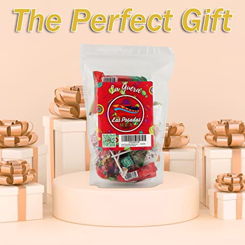Las Posadas Candy (50 Counts) β Spicy, Sweet, Sour Dulces Mexicanos Assortment Pack β Authentic Mexican Snacks for Kids and Adults (La Guera 50)