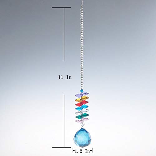 H&D 30mm Crystal Ball Prism Rainbow Collection Hanging Suncatcher for Chandelier Parts Wedding Favors