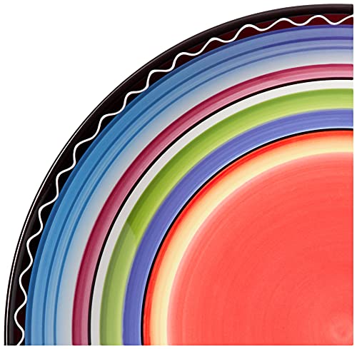 Certified International Tequila Sunrise Serving Bowl, Extra Large, Multicolored