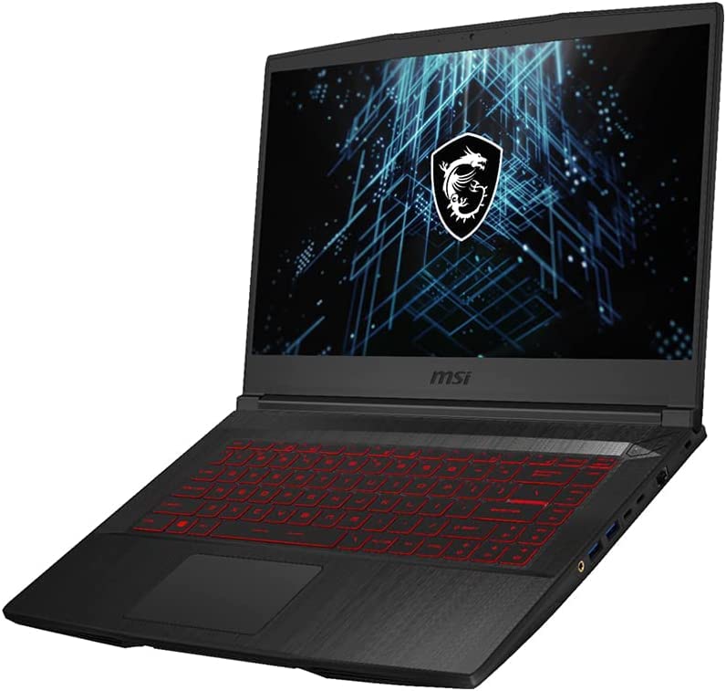 MSI 2022 GF65 15.6" FHD 144Hz Laptop Computer, 10th Gen Intel Core i5-10500H, 32GB RAM, 1TB PCIe SSD, Backlit Keyboard, NVIDIA GeForce RTX 3060 Graphics, Windows 10, Black, 32GB SnowBell USB Card
