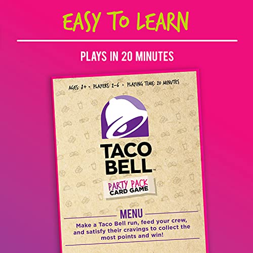 Ravensburger Taco Bell Party Pack Card Game for Ages 8 & Up β A Fun and Fast Party Card Game