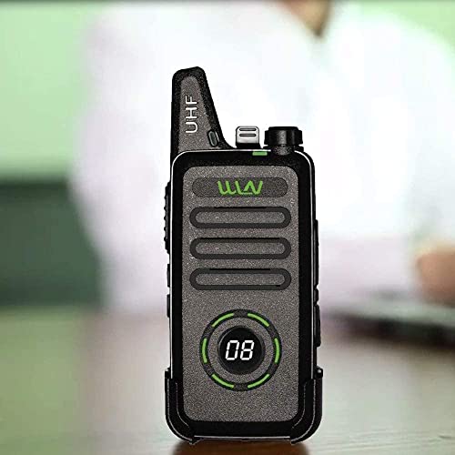 WLN KD-C1plus Mini Handheld Portable Tway Radio Walkie Talkie UHF Transceiver Radio with Dock Charger