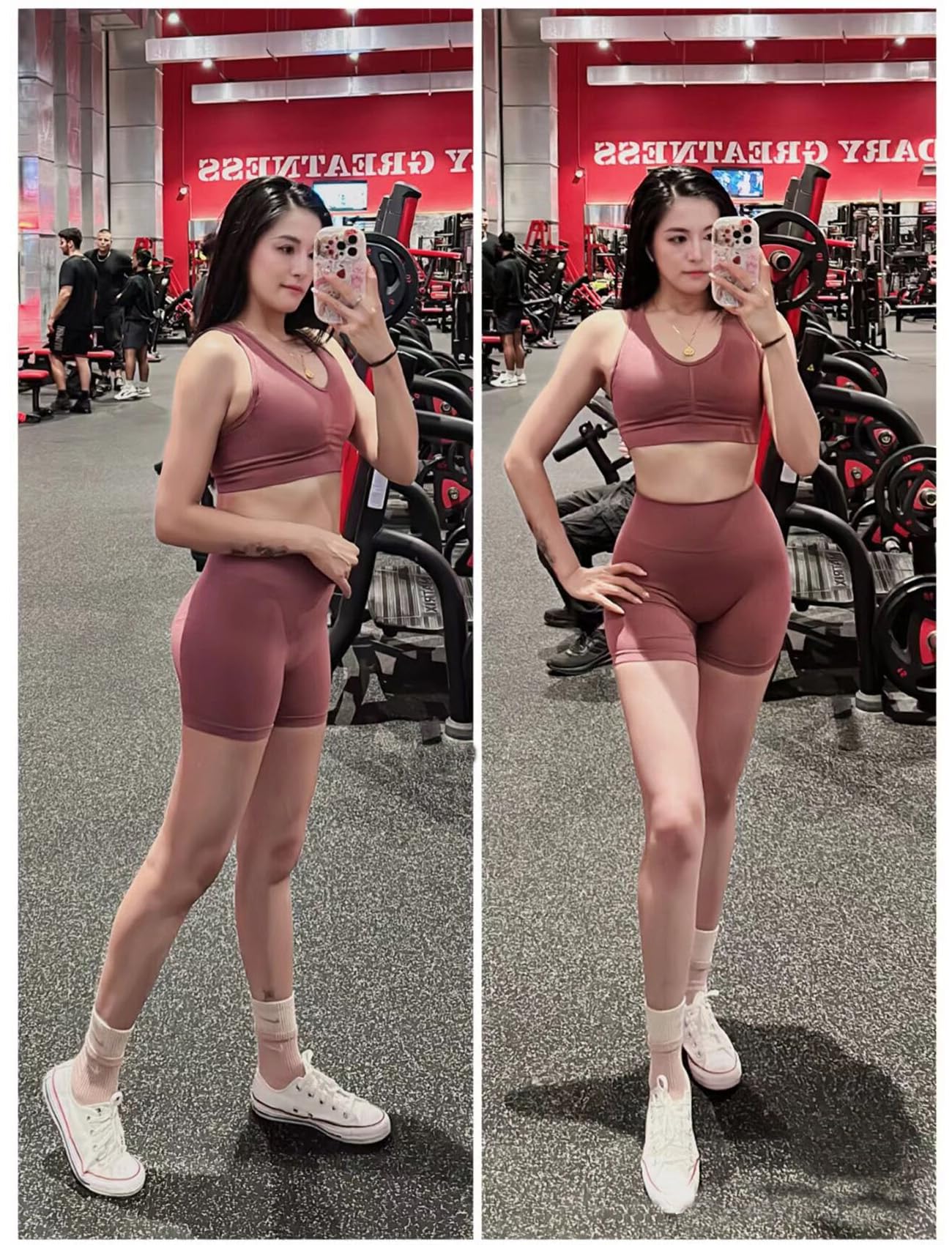 CHANGEZOE Women Butt Scrunch Workout Shorts Seamless High Waisted Amplify Gym Yoga Athletic Booty Shorts M