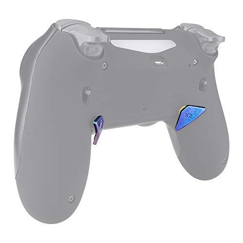 Chameleon Purple Blue Glossy Replacement Redesigned Back Buttons K1 K2 Paddles for PS4 eXtremeRate Controller Dawn 2.0 Remap Kit