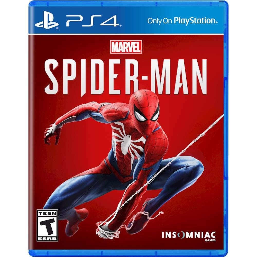 Newest Bundle-PlayStation 4 slim 1TB Console with Marvel's Spider-Man and Assassin's Creed Odyssey Deluxe Edition - Jet Black