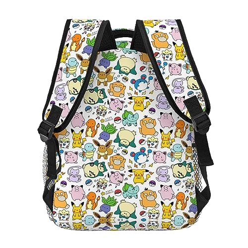 Cartoon Backpack Unisex Casual Durable Waterproof Daypack Personalized Laptop Bags Travel Work Sports Backpack for Men Women
