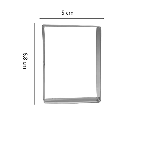 Door Frame Cookie Cutter Set - 2 Piece - 4.5β Door Frame, 2.7β Rectangle - Stainless Steel