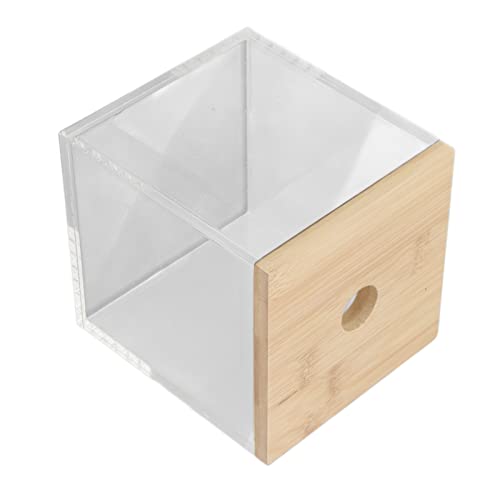 KOSDFOGE Coffee Bar Organizer, with Lid Coffee Capsule Holder, Clear Acrylic Dispenser,Tea Bag Organizer Sugar Storage Holder Coffee Bar Accessories