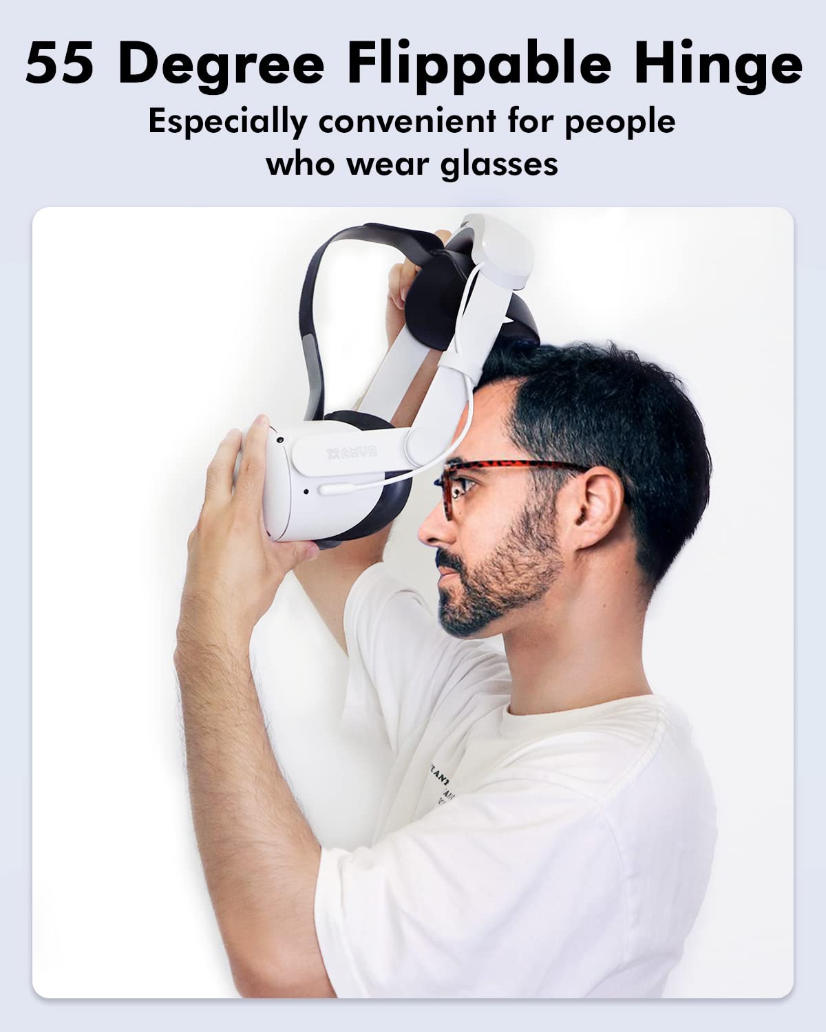 Charging Dock and Head Strap with Battery Pack for Oculus Quest 2