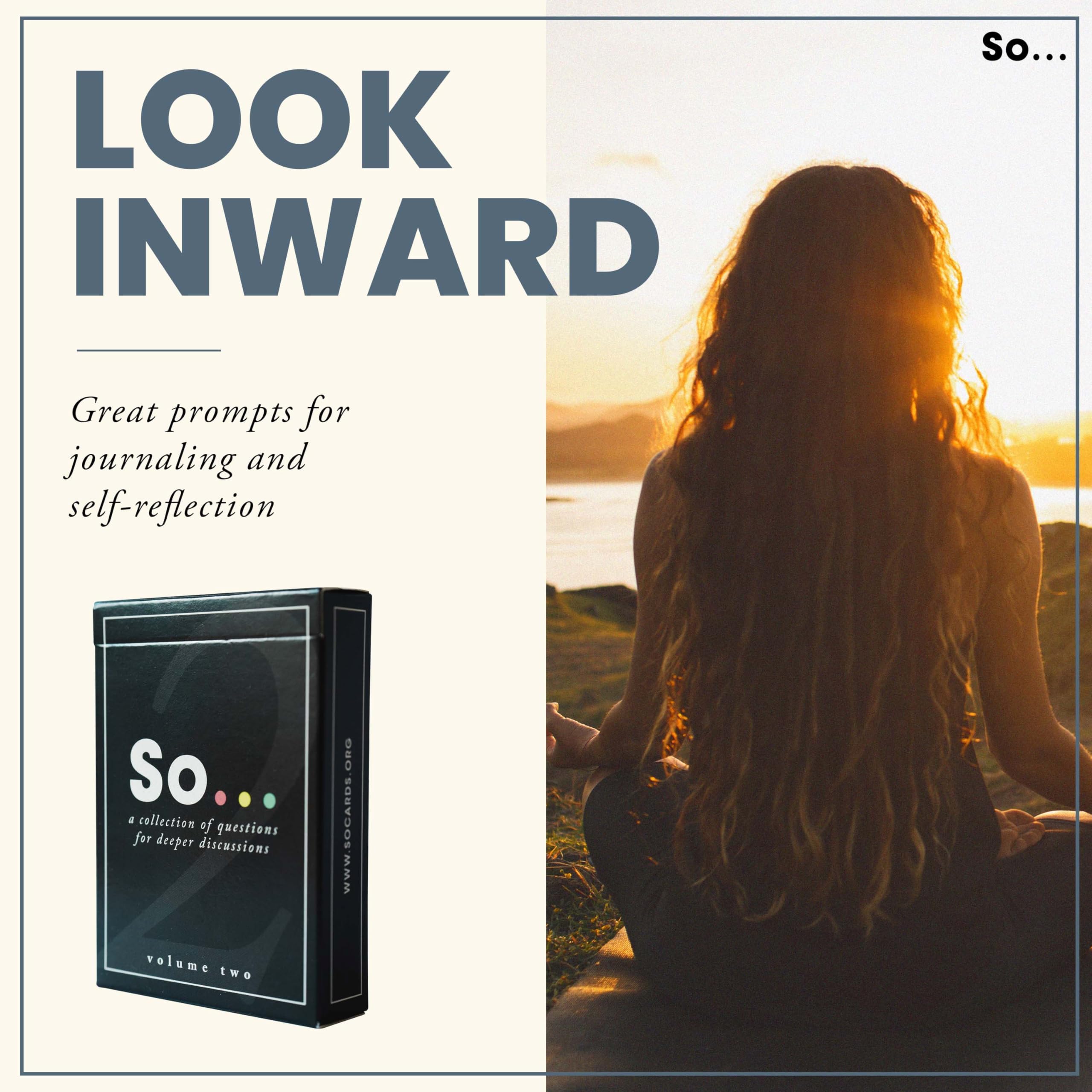 SO ... Cards Deep Conversation Starter Cards for Adults - Thoughtful & Engaging Question Card Games for All Occasions (Volume Two)