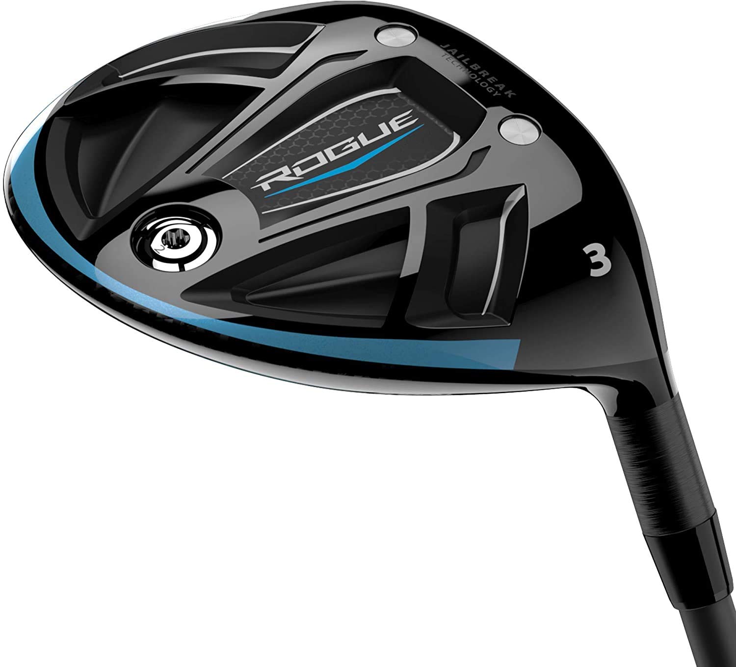 Callaway Golf 2020 Men's Rogue Fairway Wood, Left Hand, Alidila Synergy 2.0 60gr, Regular Flex, 3 Wood , Black