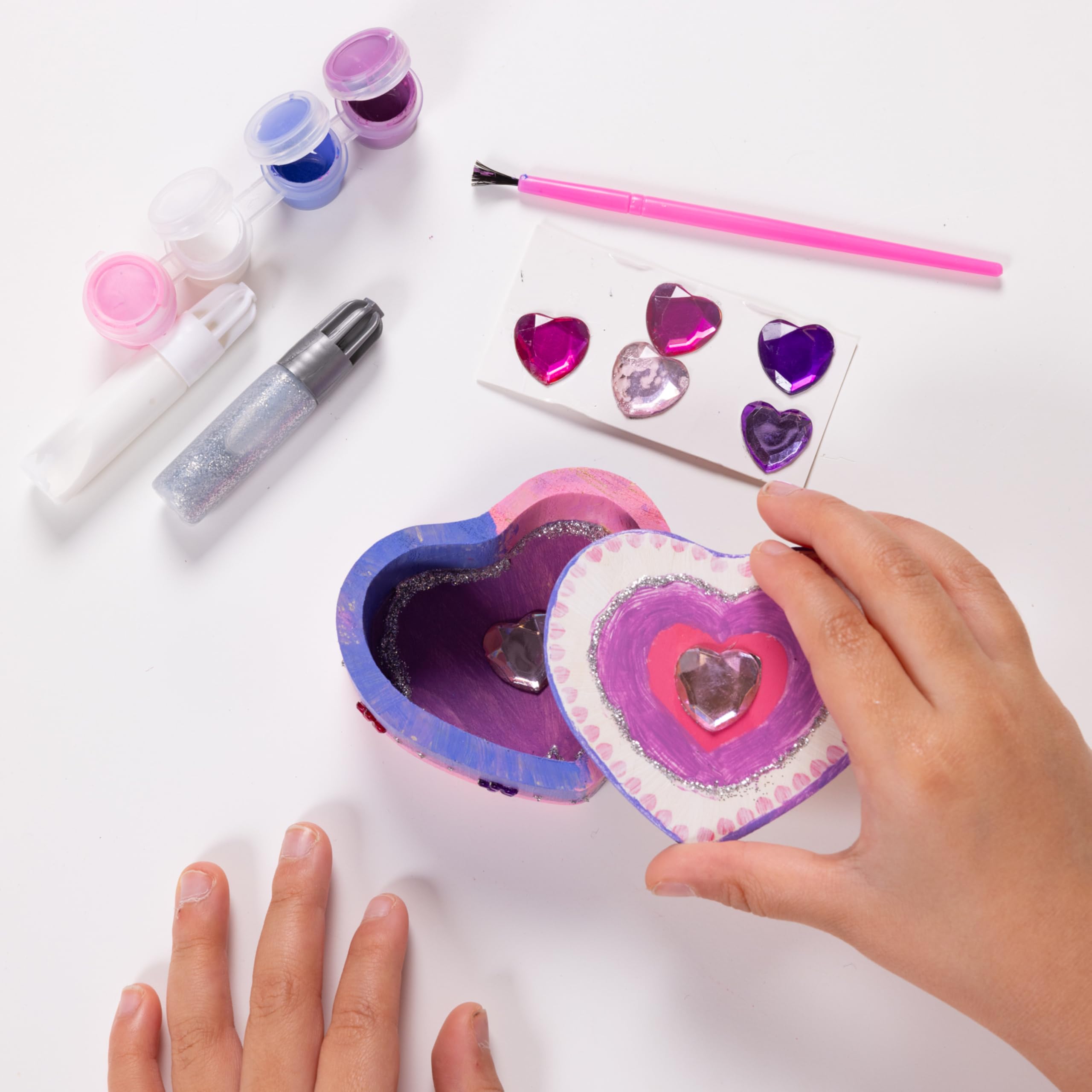 Melissa & Doug Created by Me! Heart Box Wooden Craft Kit