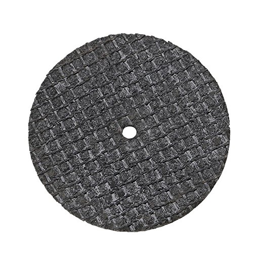 Fiberglass Reinforced Cut-Off Wheels 50 Pieces 1 1/4 inch Diameter Abrasive Cutting Tool Disc with (4) 402 Mandrels Included Rotary Discs Compatible with Dremel 426 426b