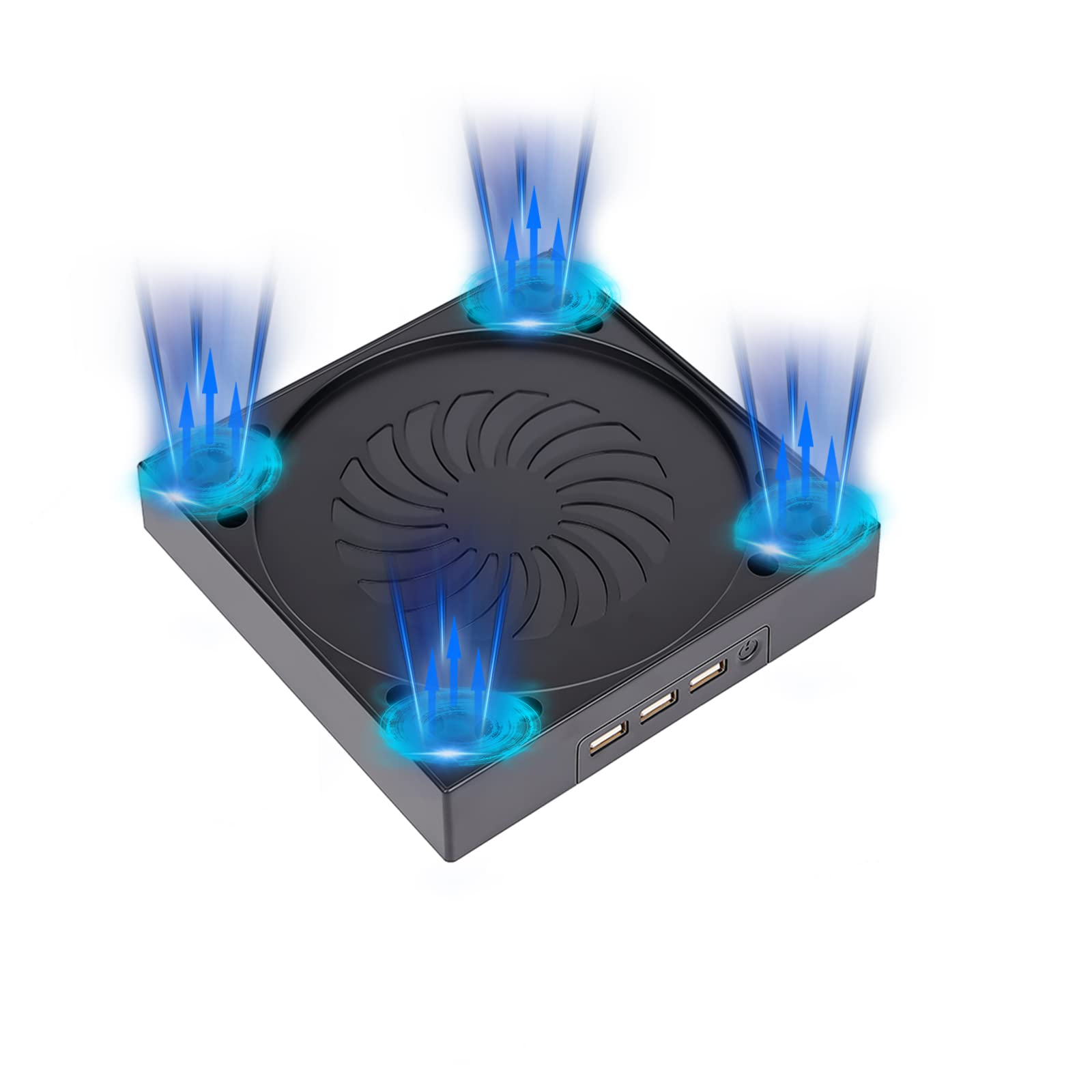 Colorful LED Light Cooling Fan Compatible with Xbox Series X Console, My Genik Cooler System Accessories with Dual Fans and External USB Port (No Light Cooling Fan)